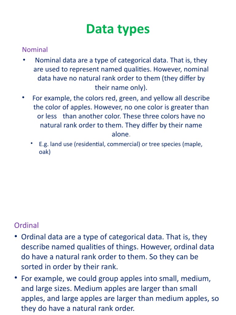 Thematic Mapping Pdf Level Of Measurement Map