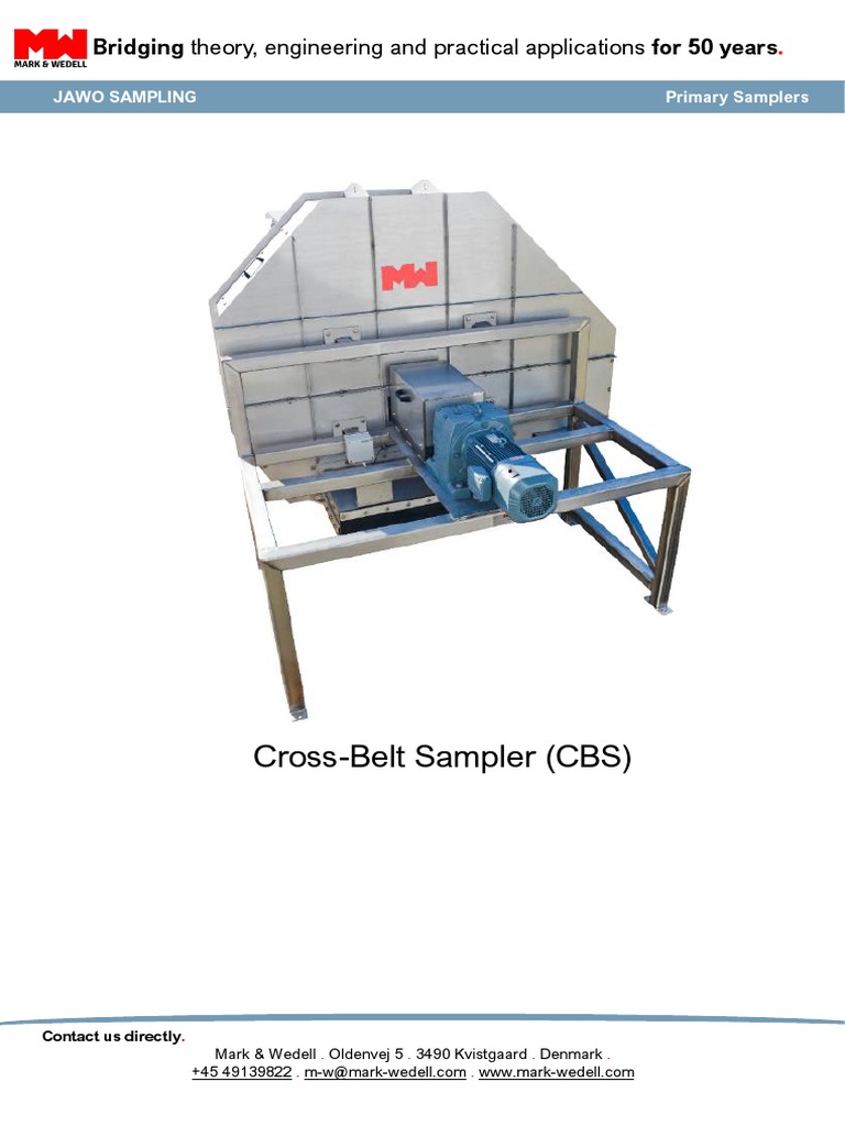 Cross-Belt Sampler (CBS) : Bridging Theory, Engineering and Practical ...