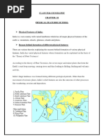 Class 9 Geography Chapter Wise Topic Wise Notes Chapter 1 India Size ...