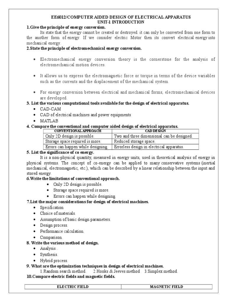 14 Computer Aided Design Electrical Apparatus | PDF | Finite Element ...