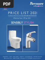 Hindware Catalogue Price List Sanitaryware Product and Fittings New PDF ...