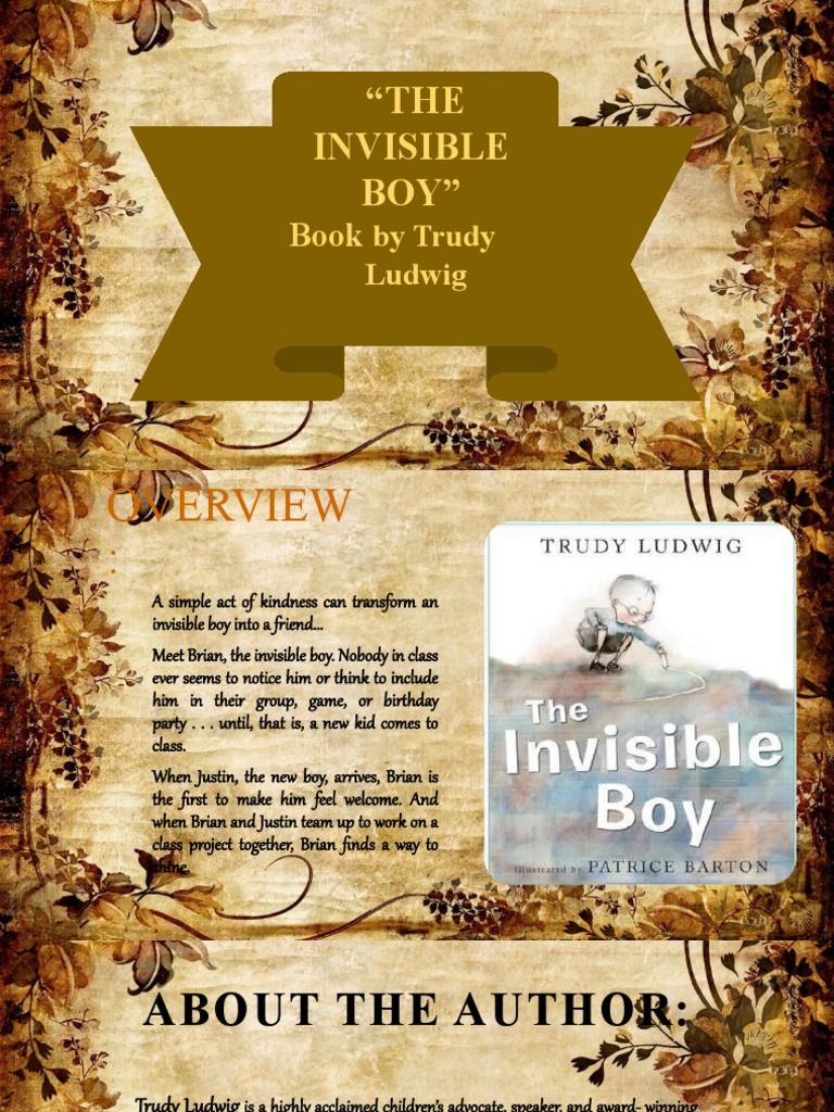 "The Invisible Boy": by Trudy Ludwig | PDF