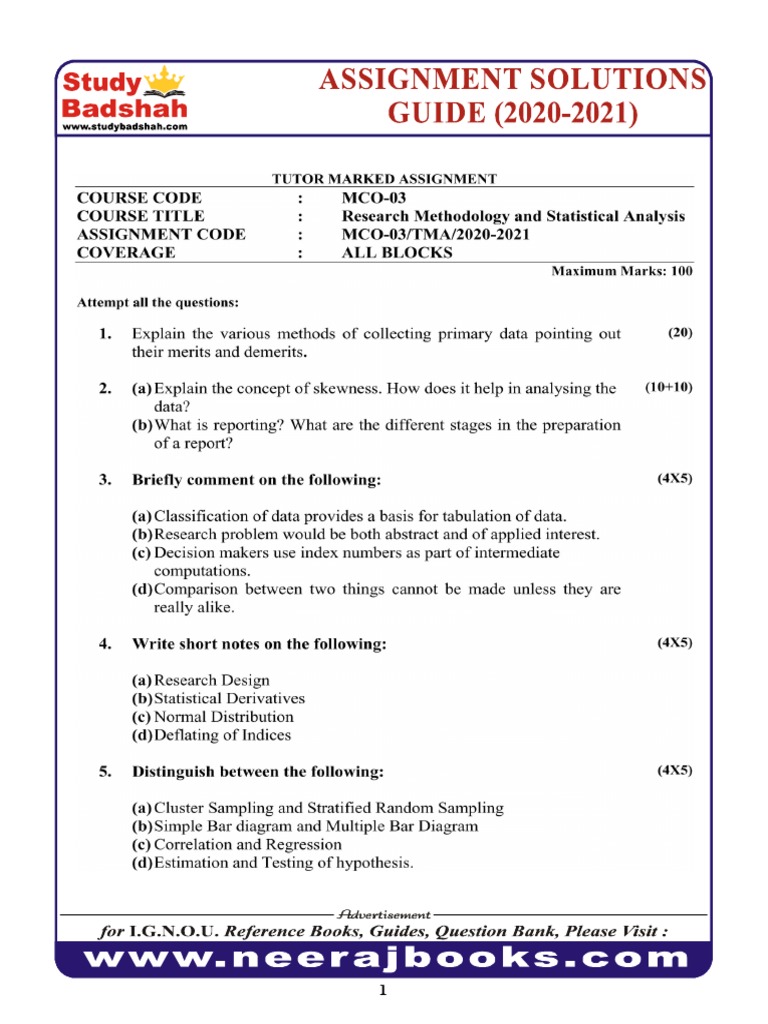 Mco 03 | PDF | Correlation And Dependence | Sampling (Statistics)