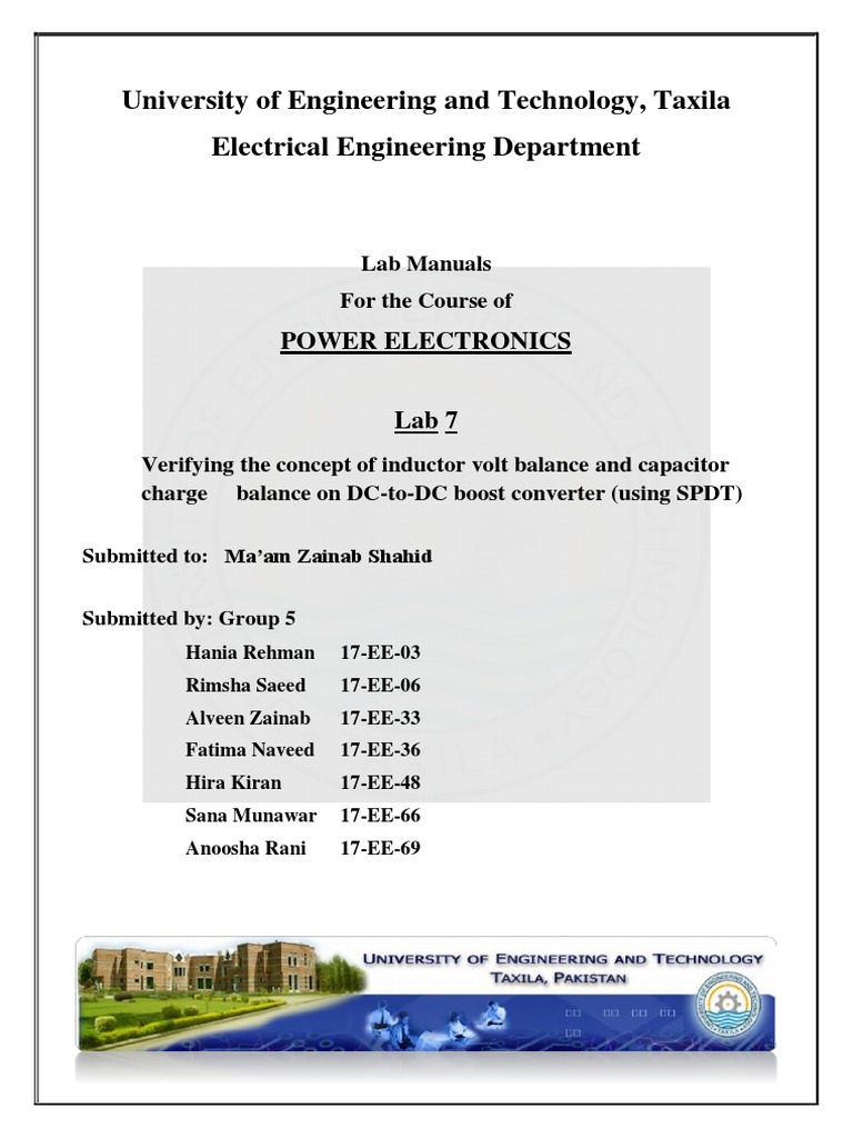 Group5 Lab 07 | PDF | Inductor | Computer Engineering