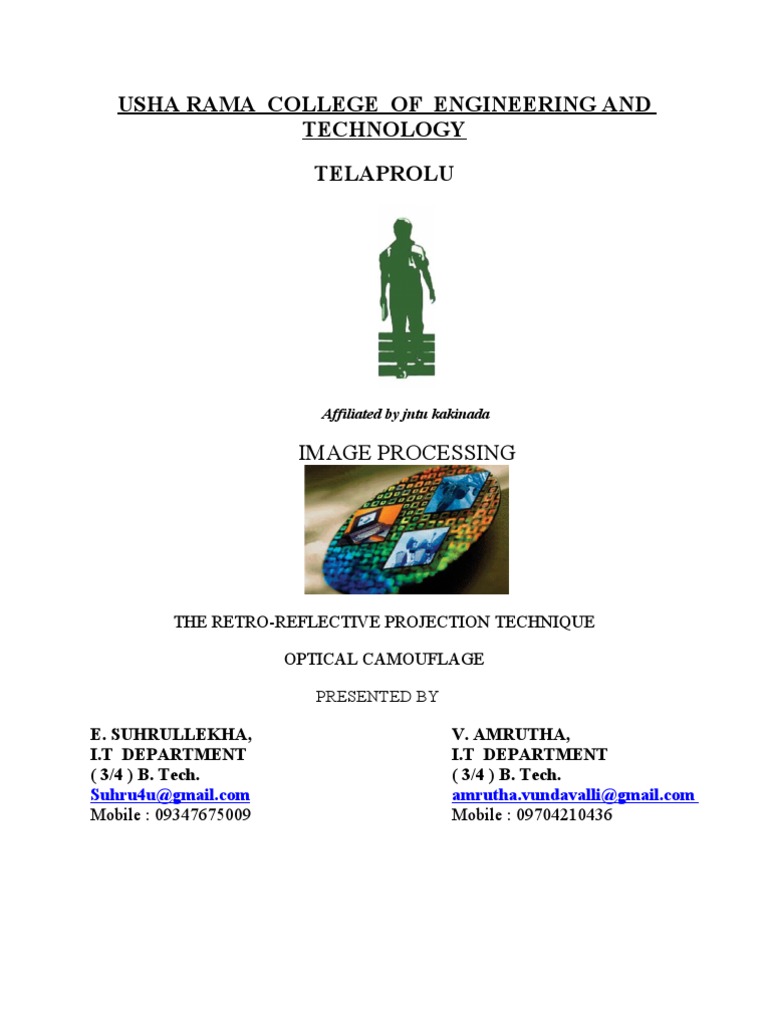 USHA RAMA COLLEGE OF ENGINEERING AND TECHNOLOGY TELAPROLU OPTICAL ...