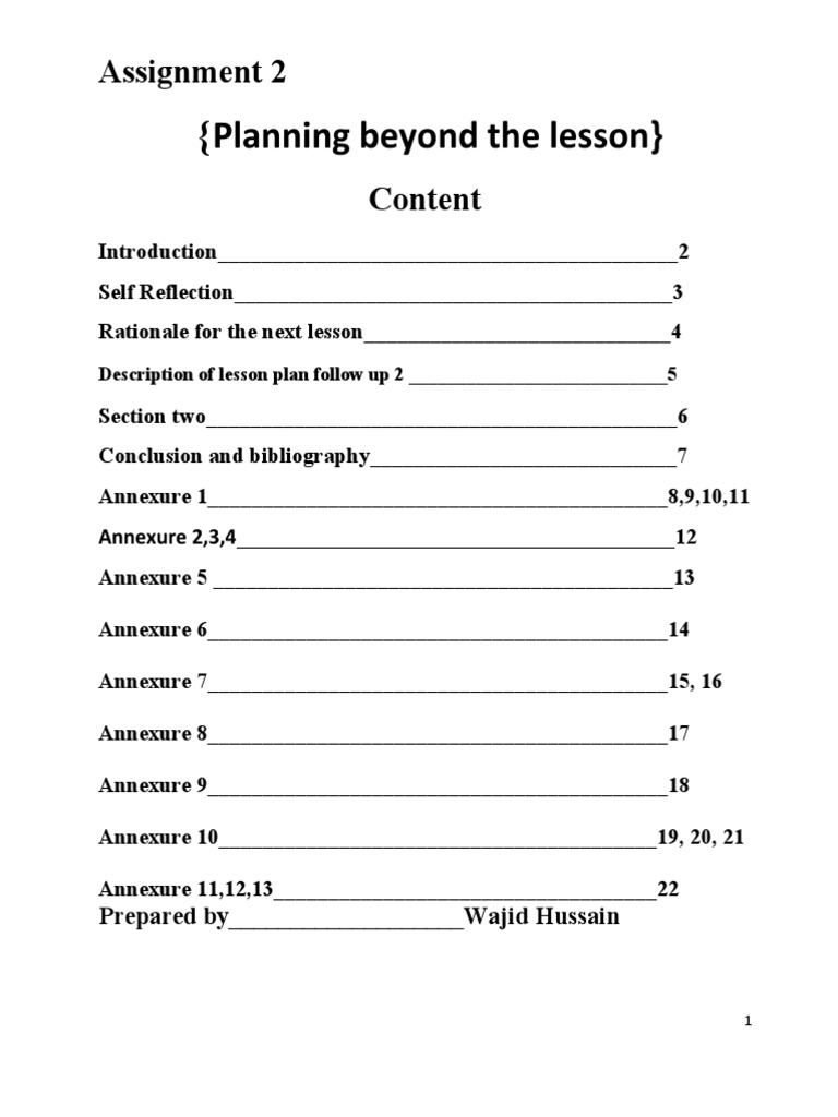 Beyond The Lesson Plan | PDF | Lesson Plan | Language Education