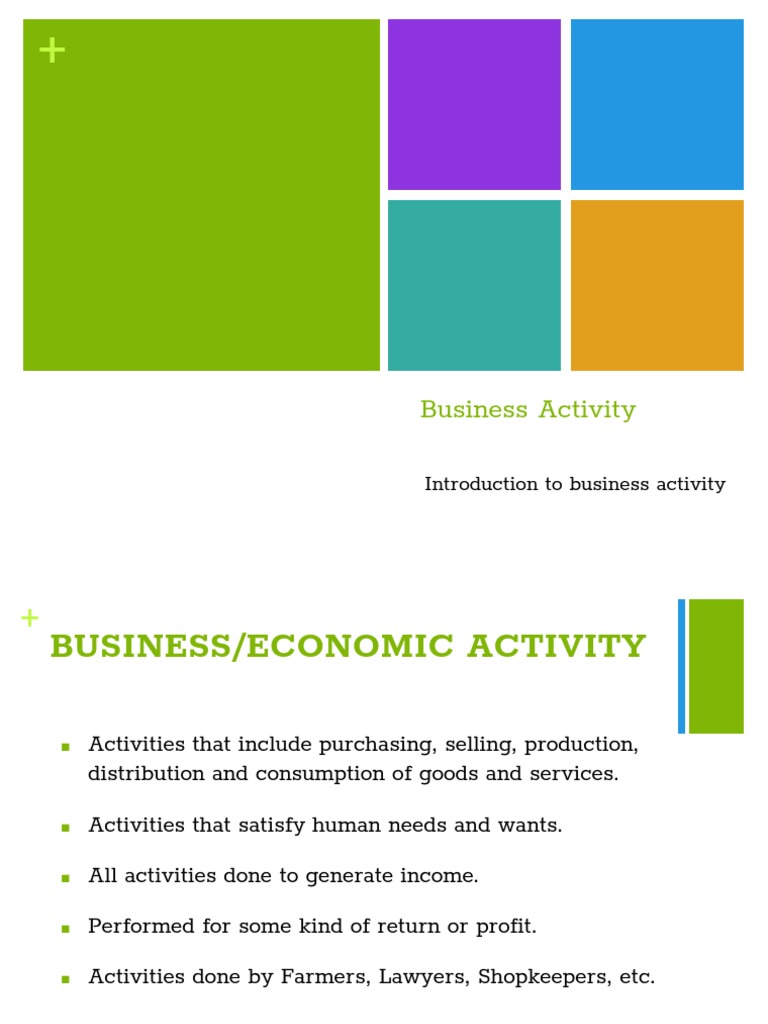 Business Activity | PDF | Resource | Business