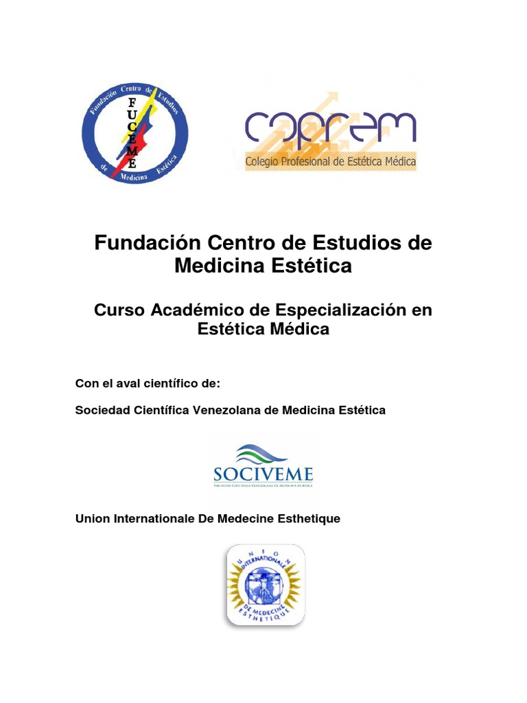 Curso En Medicina Estética Pdf Piel Medicina