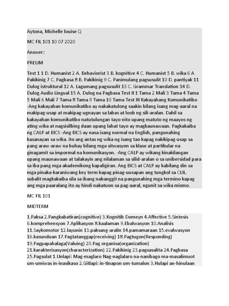 Aytona Michelle | PDF