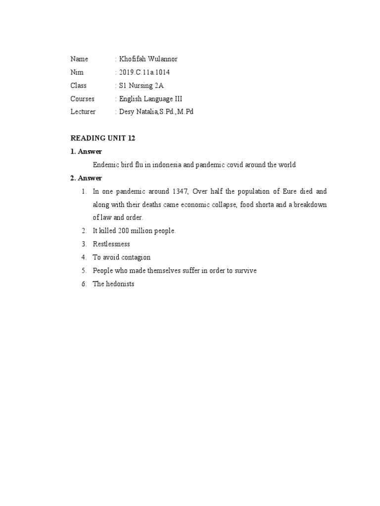 Unit 12 Reading | PDF