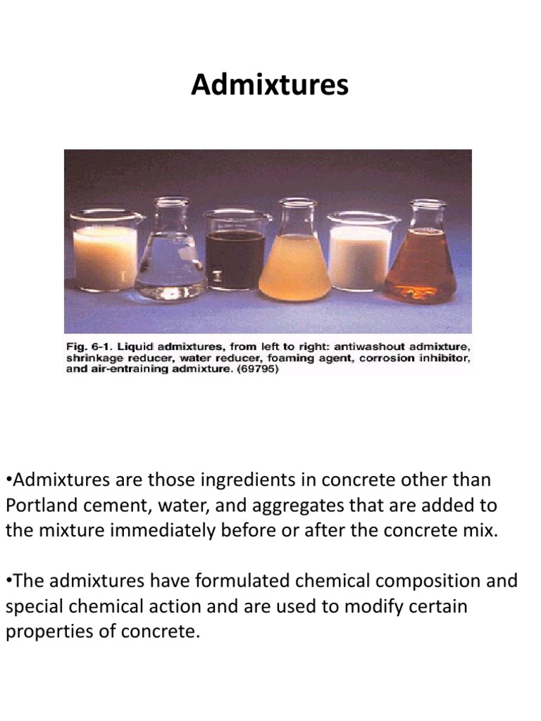 UNIT2 Admixtures | PDF | Fly Ash | Concrete