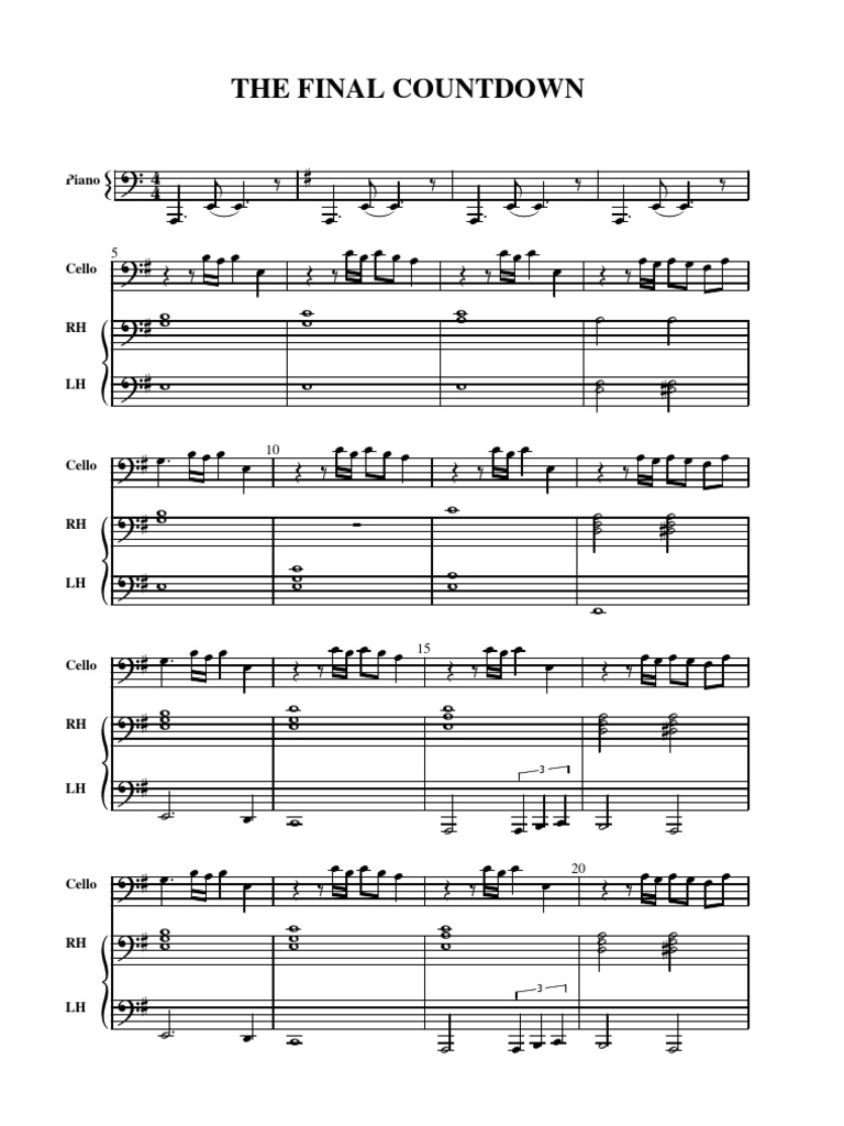 The Final Countdown | PDF