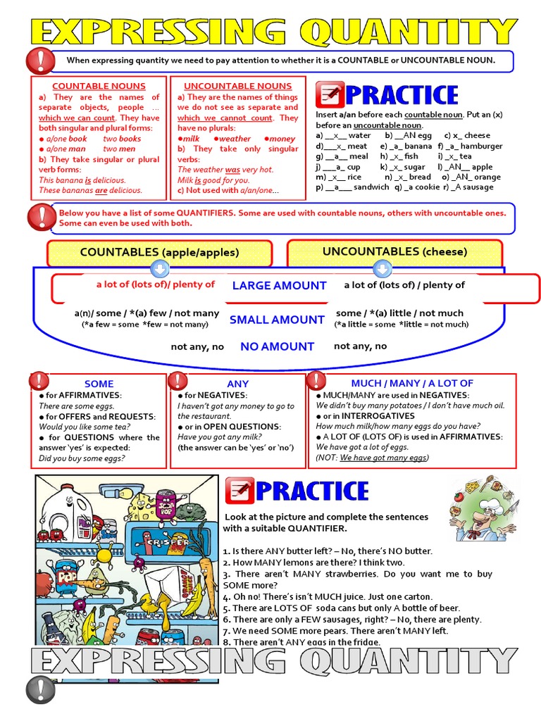 Understanding Quantifiers in English | PDF | Noun | Plural