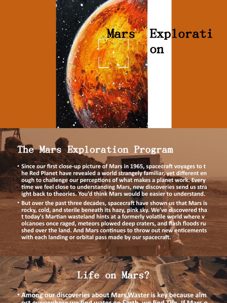 Mars Exploration | PDF | Science & Mathematics