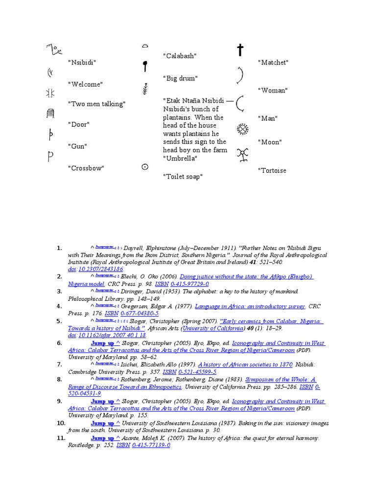 Nsibidi 1 | PDF