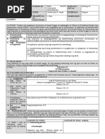 Banghay Aralin Sa El Filibusterismo Kabanata 19 Ang Mitsa 123 | PDF