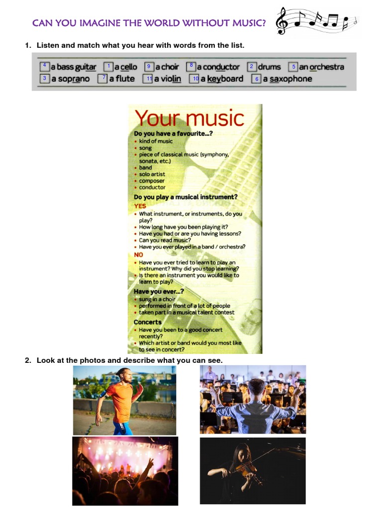 Can You Imagine The World Without Music | PDF | Human Nature | Psychology