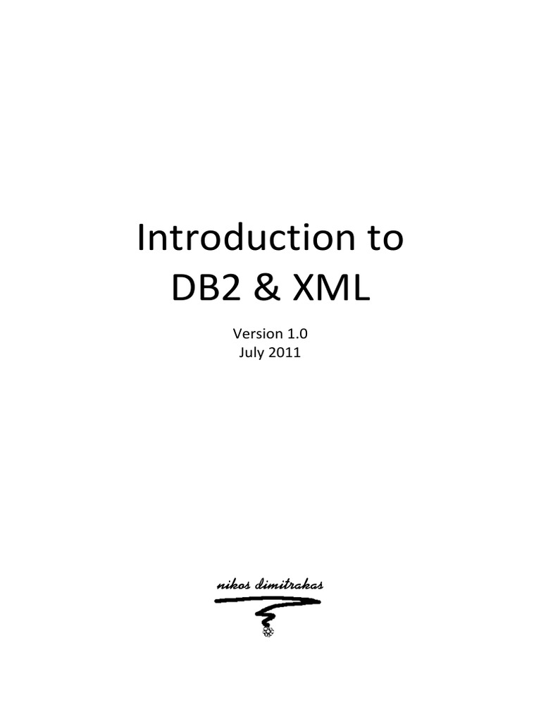Introduction To DB2 and XML 1.0 | PDF | Xslt | Relational Database