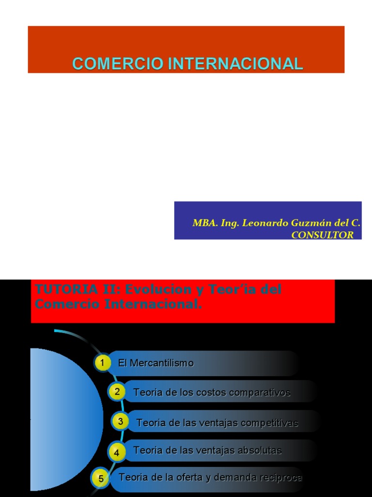Evolucion y Teoria Del Comercio Internacional | PDF | Mercantilismo | Comercio