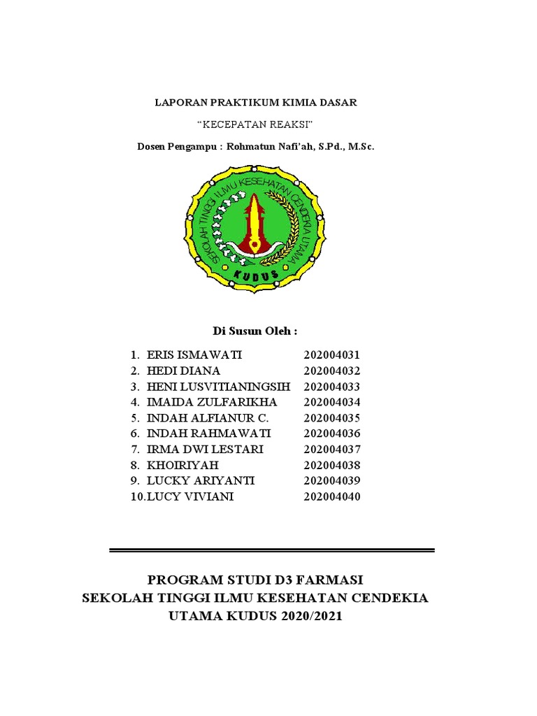 Laporan Praktikum Percobaan 3 | PDF | Sains & Matematika | Kajian ...