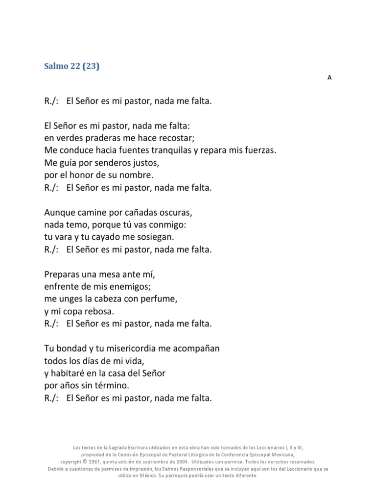 Salmo 22 1 | PDF