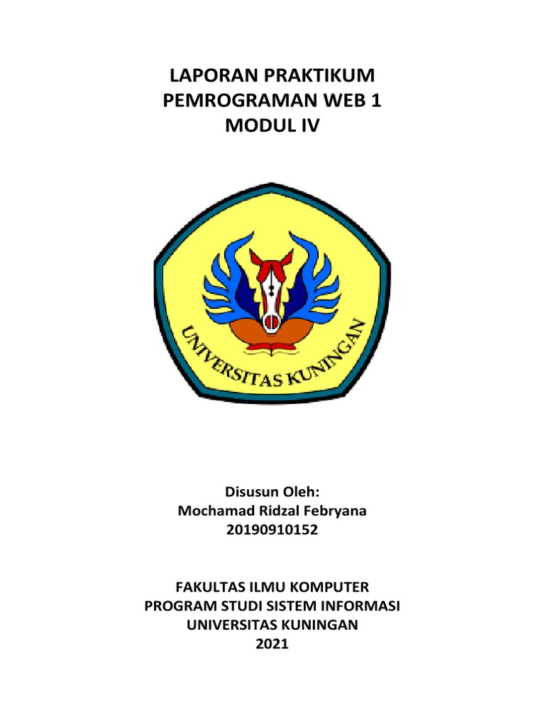 Laprak WEB Modul IV | PDF