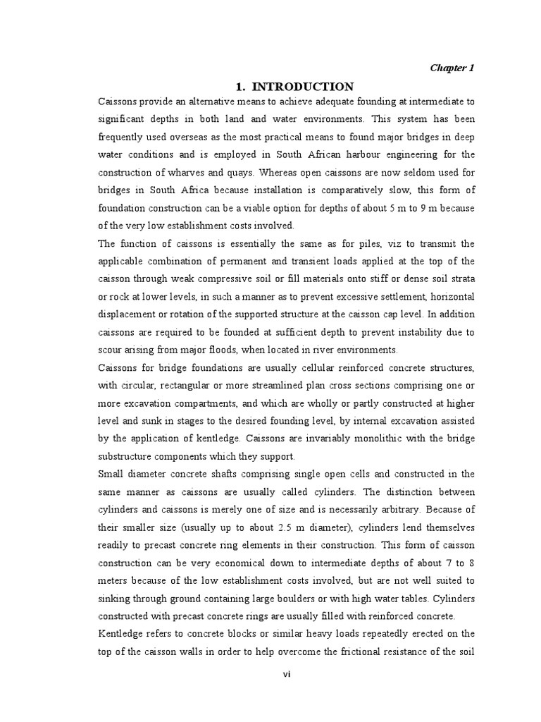 Caissons | PDF | Deep Foundation | Foundation (Engineering)