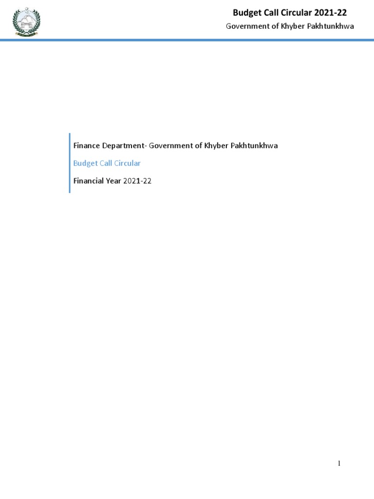 202012221608632315-Budget Call Circular (BCC) For The Financial Year ...