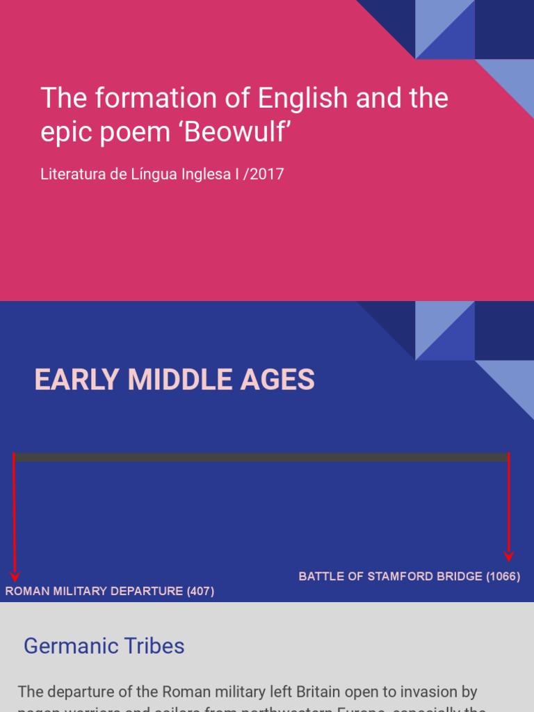 The Formation of English and The Epic Poem Beowulf' | PDF | Beowulf ...