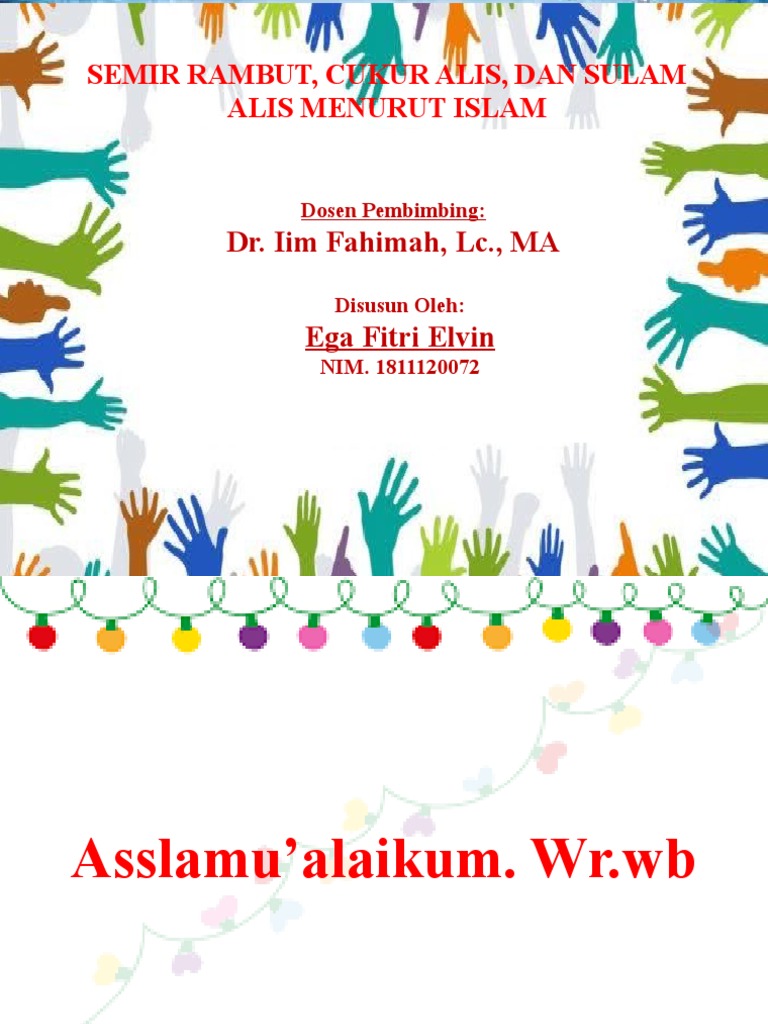 Semir Rambut, Cukur Alis, Dan Sulam Alis Menurut Islam | PDF | Agama ...