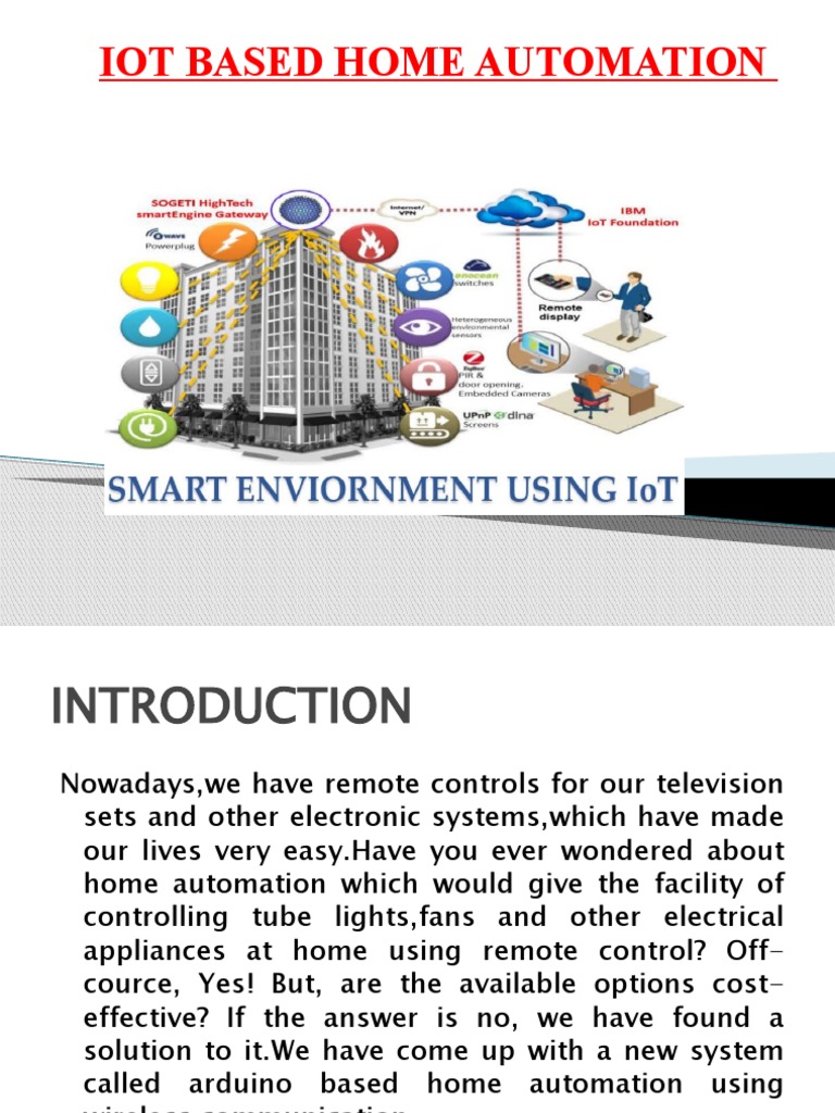 Iot Based Home Automation | PDF | Internet Of Things | Electrical ...