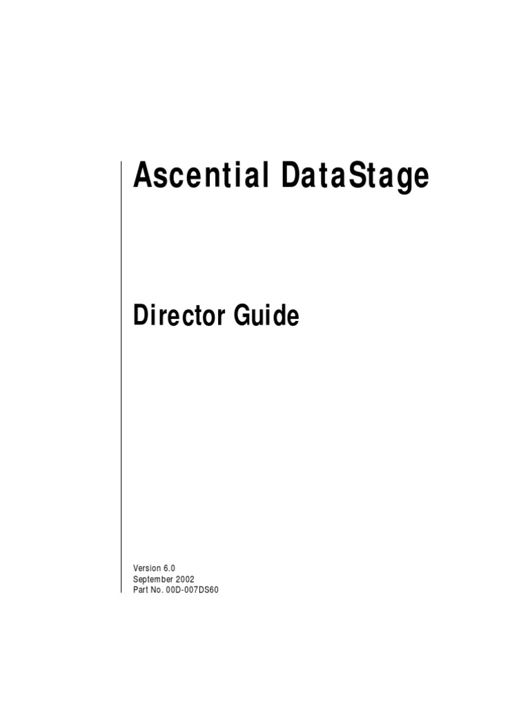 Datastage Dir Guide | PDF | Computers