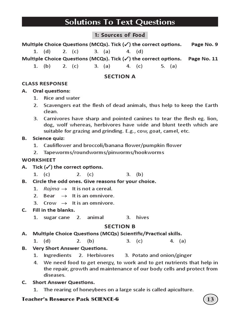 Science Answer Key | PDF | Filtration | Mixture
