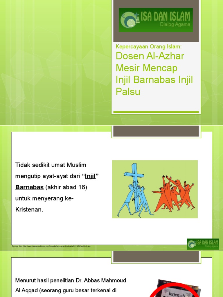 0002 Injil Barnabas Adalah Injil Palsu | PDF