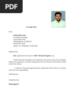 Electrical Engineering Experience Letter Format and CV Model | PDF ...