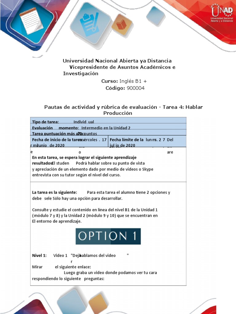 Ingles - Task 4 - Speaking Production - En.es | PDF | Plagio | Science
