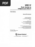Manual de Aplicación WISC IV | PDF