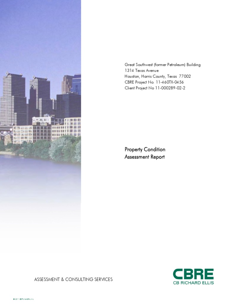 Property Condition Assessment Report | PDF | Americans With ...