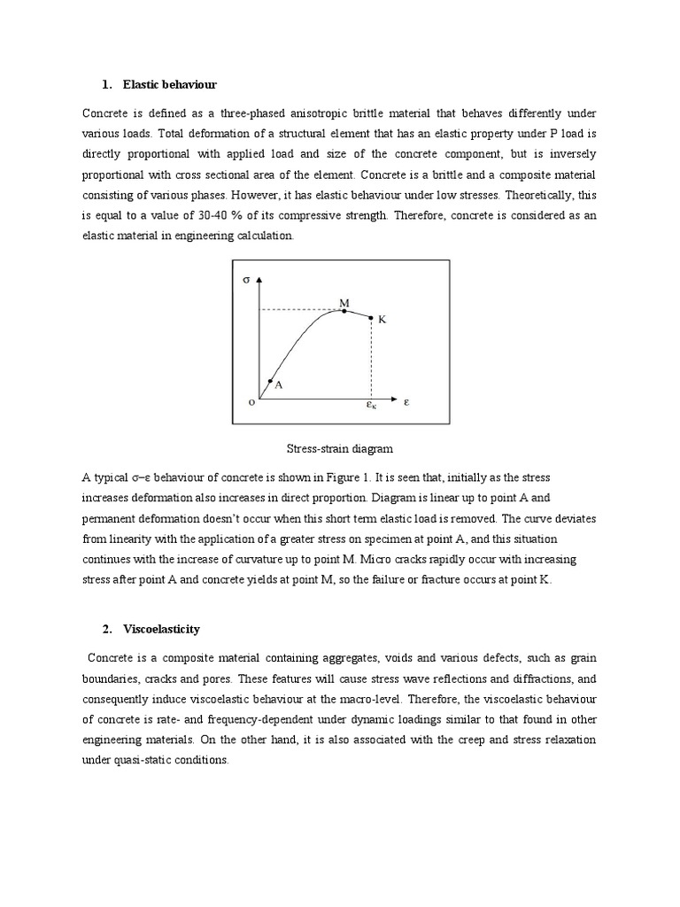Elastic Behaviour | PDF | Viscoelasticity | Deformation (Engineering)