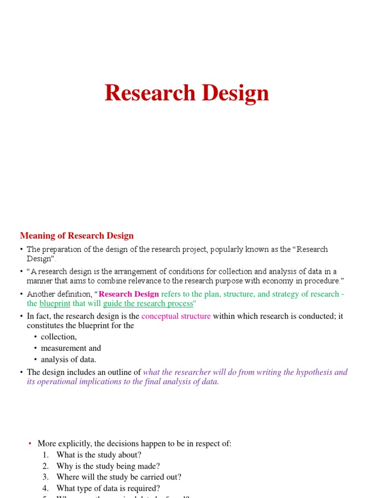 Module 5 - Research Design | PDF | Experiment | Research Design