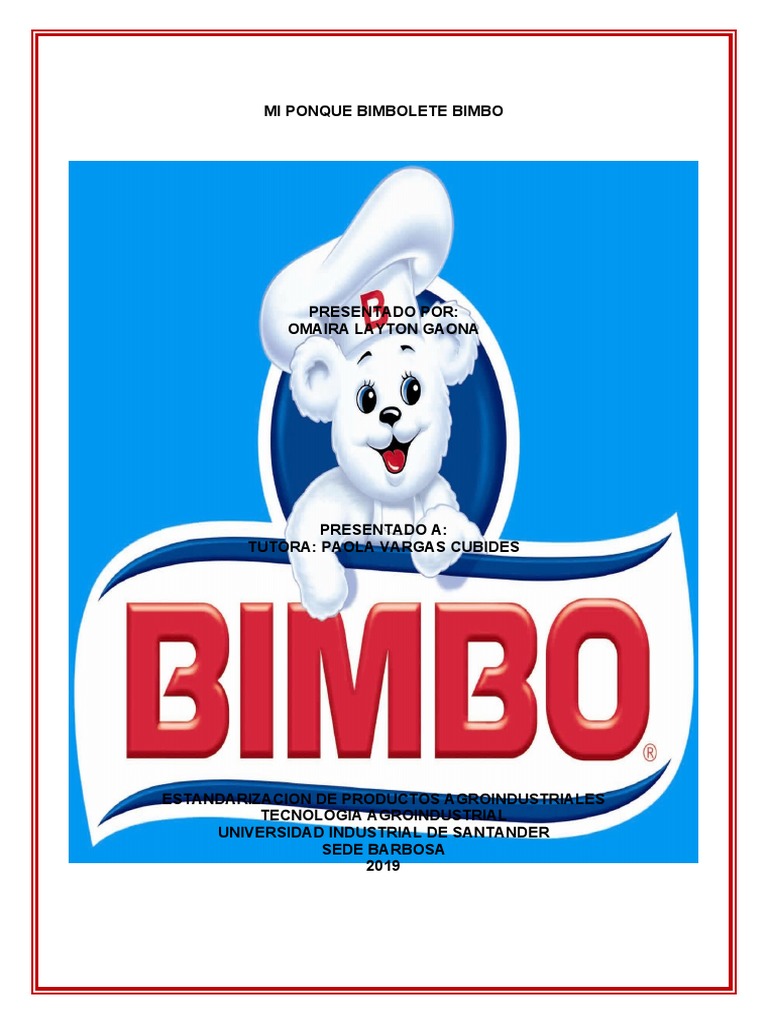 Proceso de Elaboración de Nito de Bimbo | PDF | Panes | Business