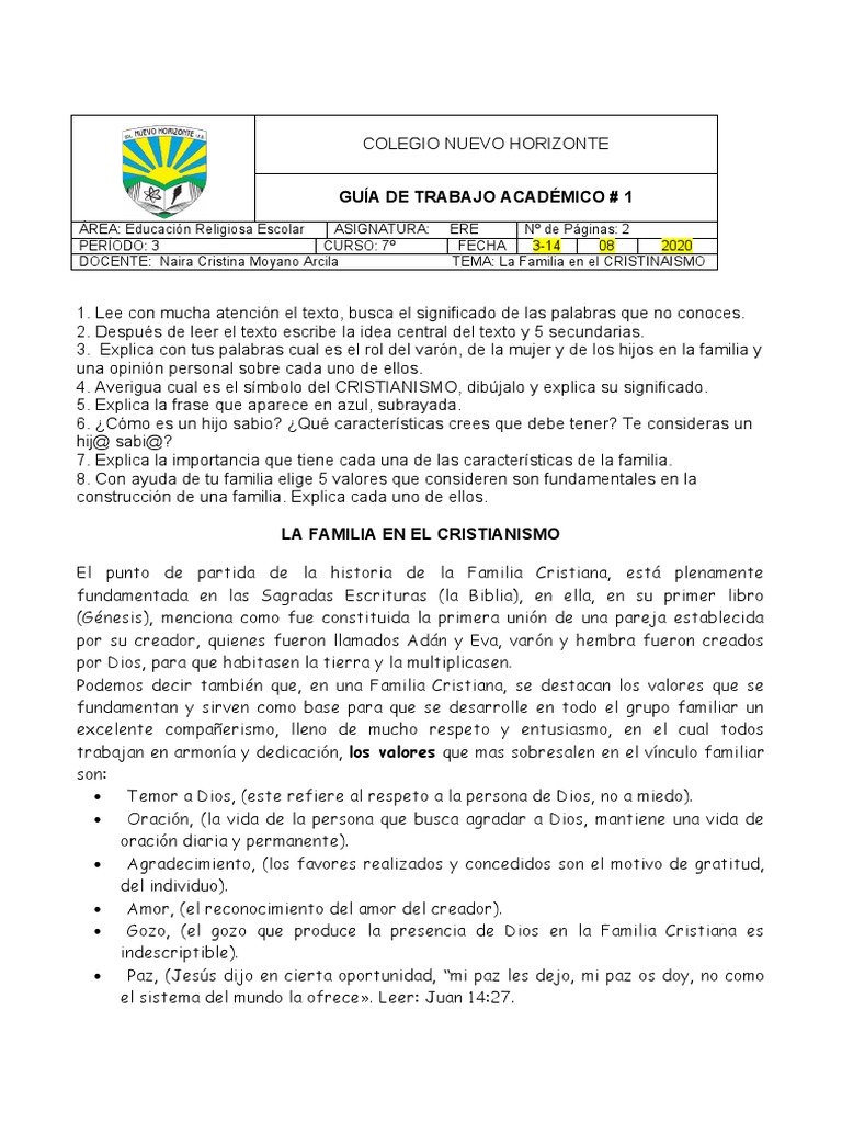 7° La Familia | PDF | Familia | Amor