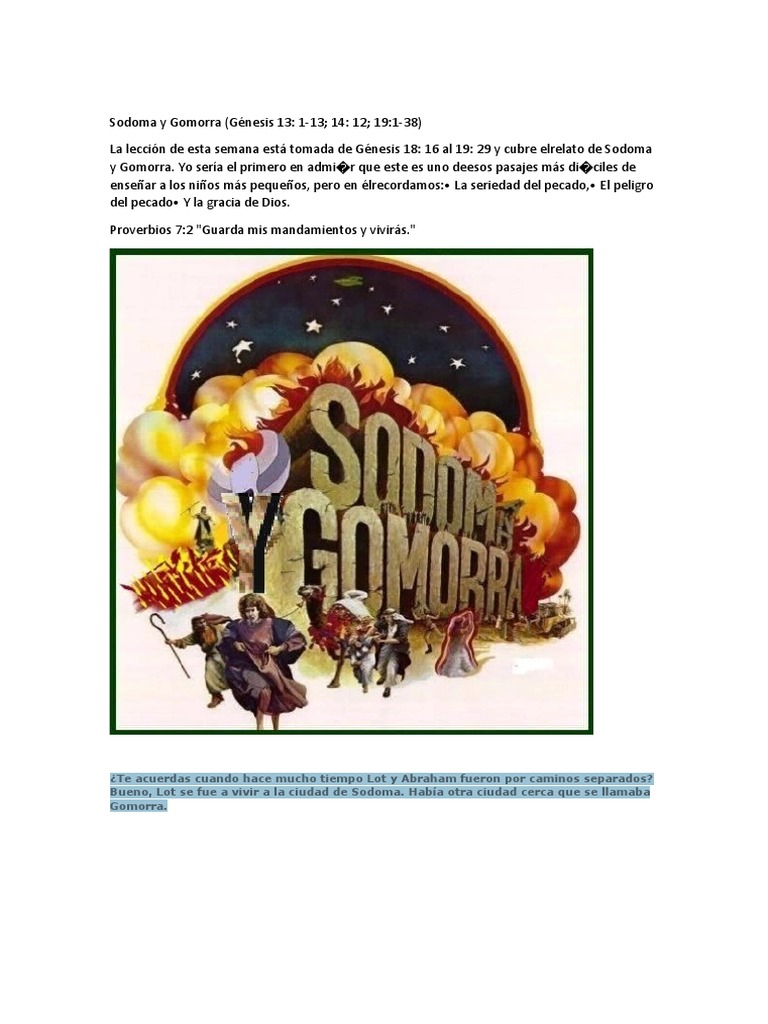 Sodoma y Gomorra | PDF | Abrahán | Biblia