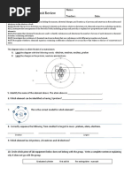 Grade 9 Chemistry Practice Questions | PDF | Atoms | Isotope
