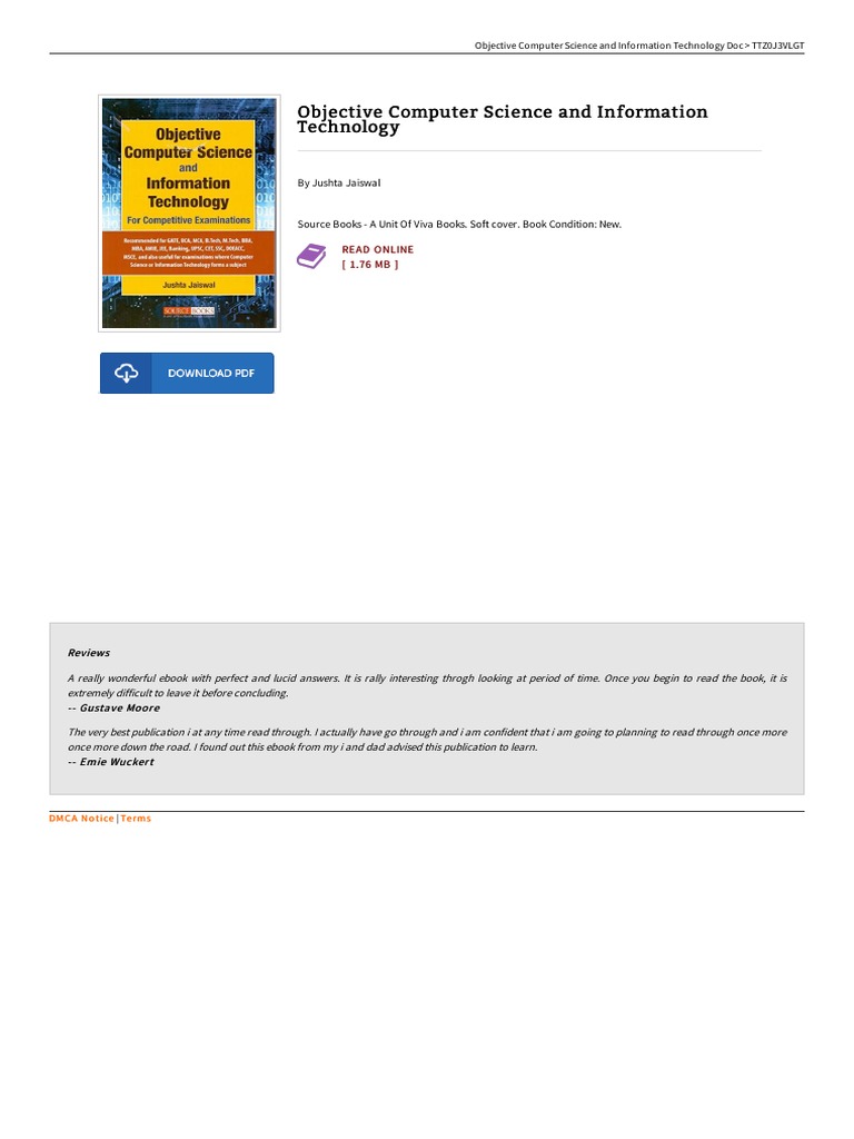 Objective Computer Science and Information Techn Download | PDF