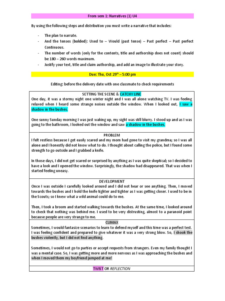 Narrative 1st Person | PDF