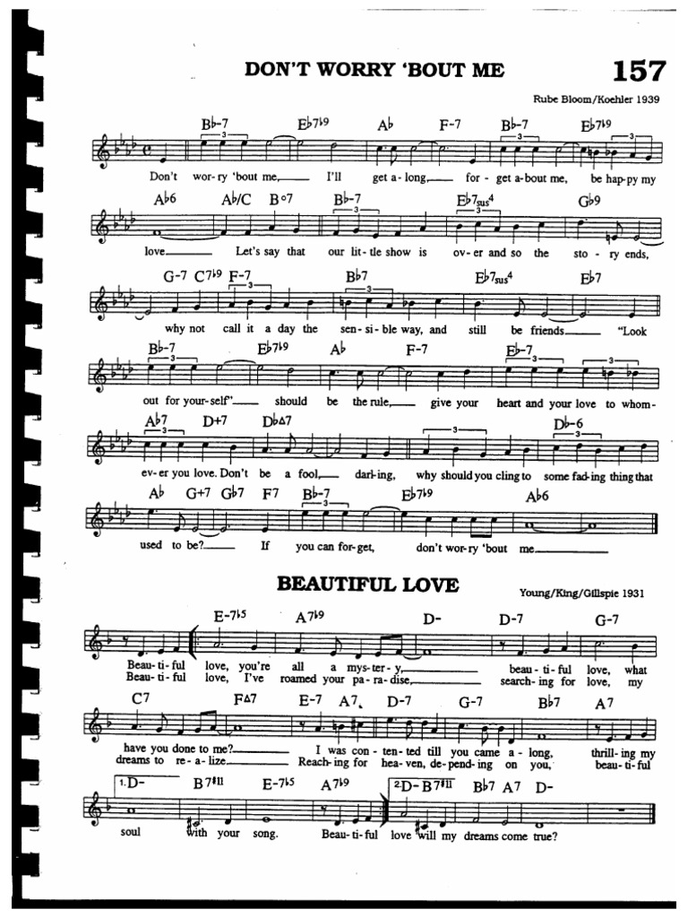 Beautiful Love - Lead Sheet | PDF