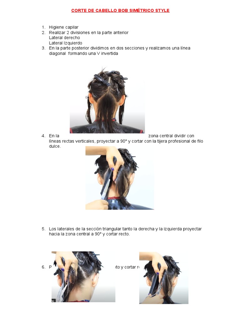 Corte de Cabello Bob Style Simétrico | PDF