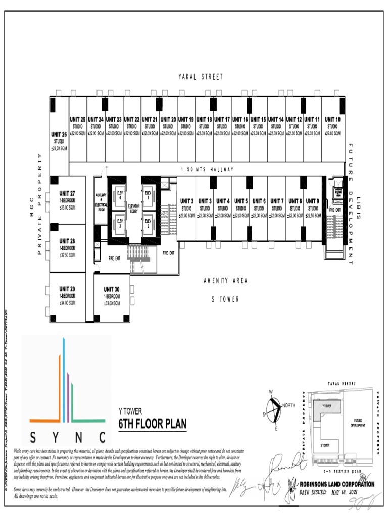 RLC Residences SYNC Y Tower 6th Floor | PDF
