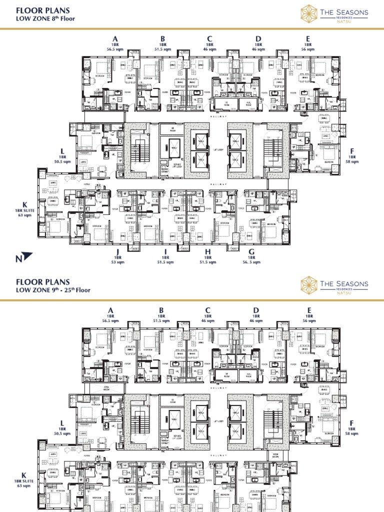 The Seasons Residences Natsu Floor Plan | PDF